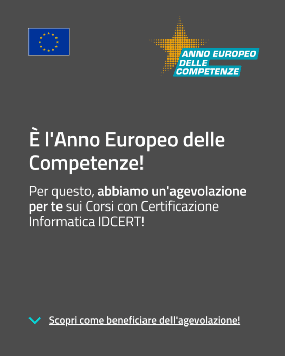 Anno Europeo delle Competenze 2023: scopri l'agevolazione IDCERT